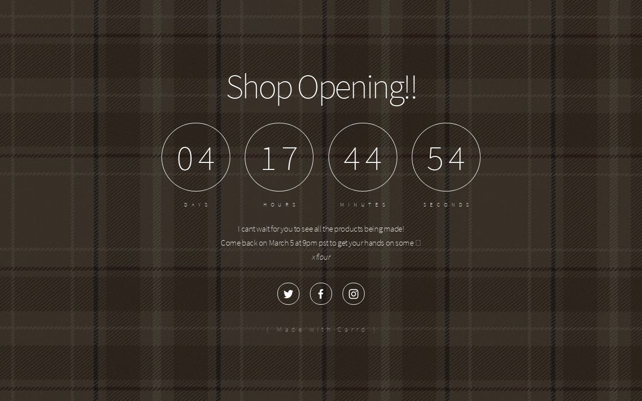 Shop Countdown